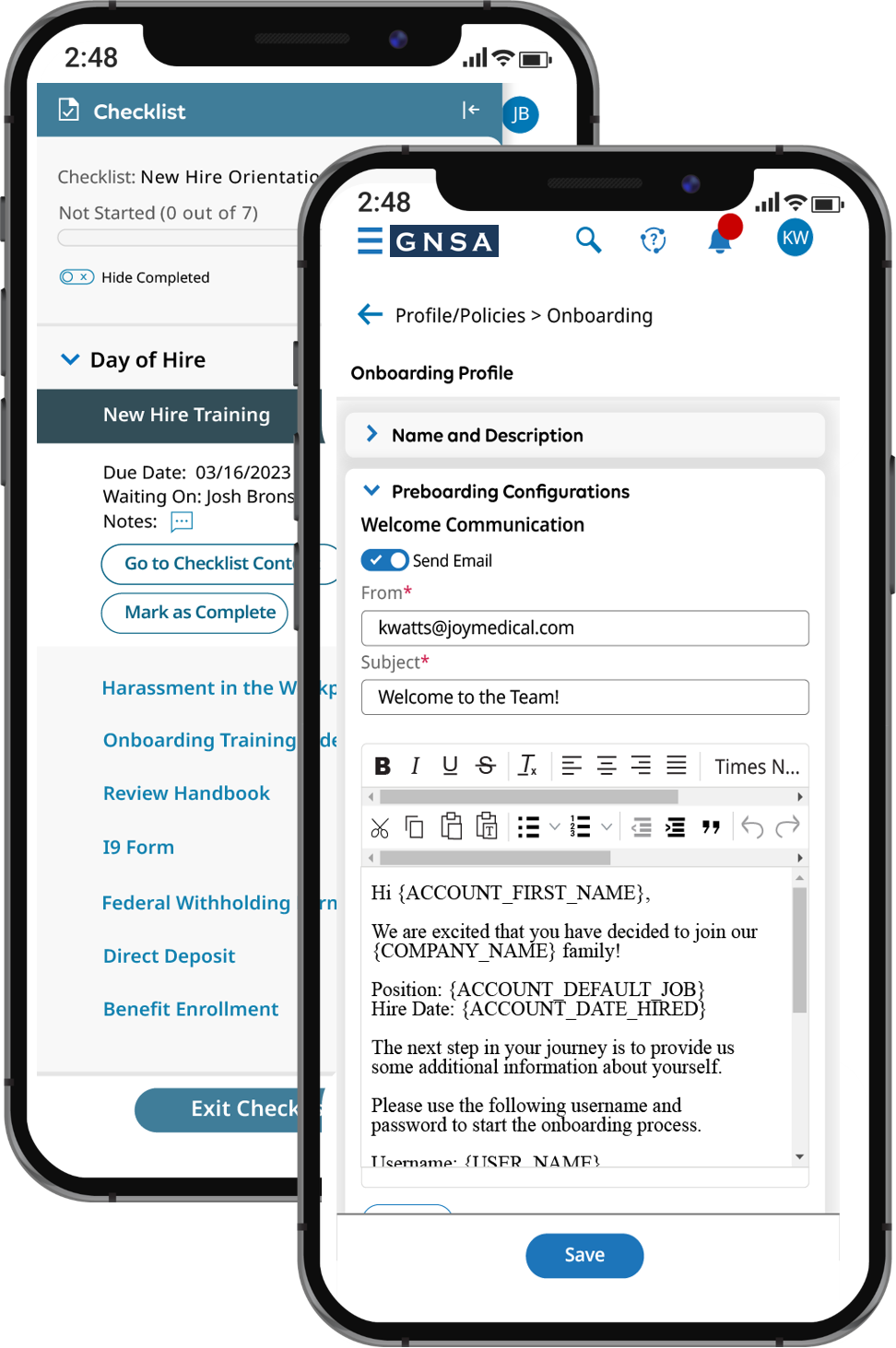 PeoplePro Employee Onboarding | Onboarding Software | GNSA